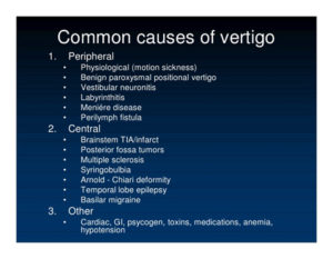 Causes of Dizziness - Ear Health Canada